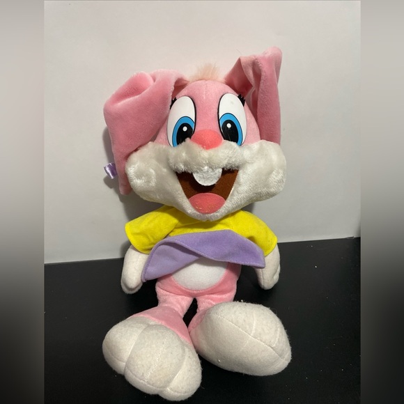 Toys | Vintage Tiny Toons Pink Babs Bunny 199 Applause Plush Rabbit ...